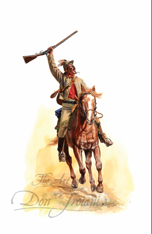 1st Cherokee Mounted Rifles C.S.A., 1862 – The Art of Don Troiani