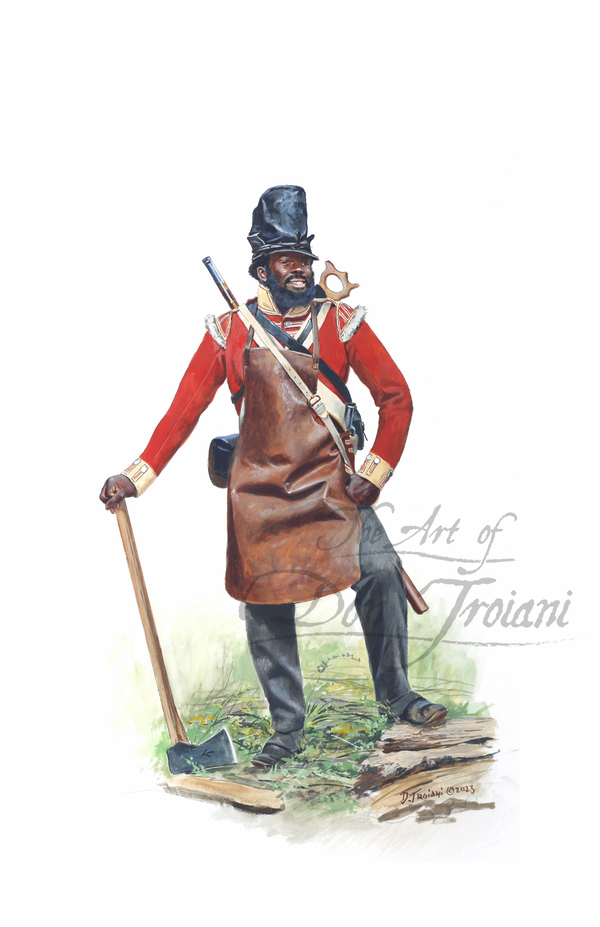 British Pioneer 104th Regiment of Foot, 1814 – The Art of Don Troiani