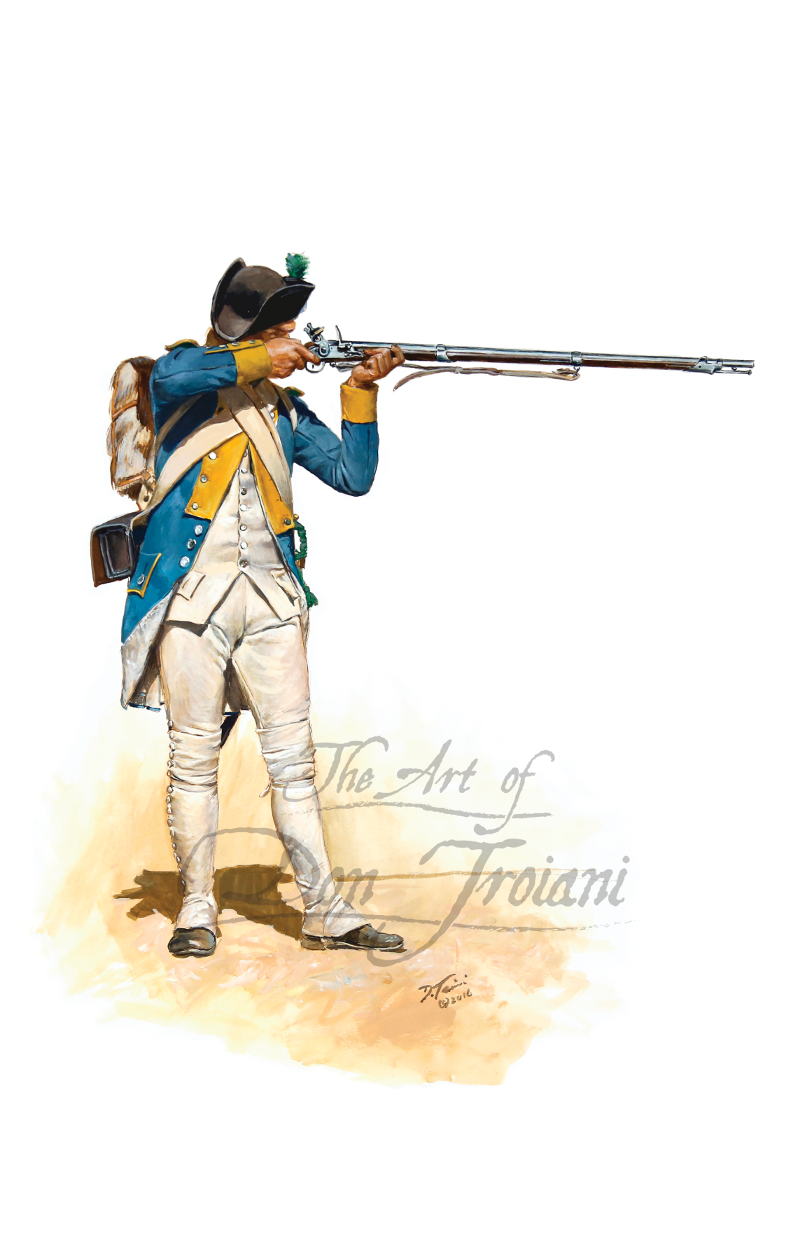 French Royal Deux Pont Private, 1781 – The Art of Don Troiani