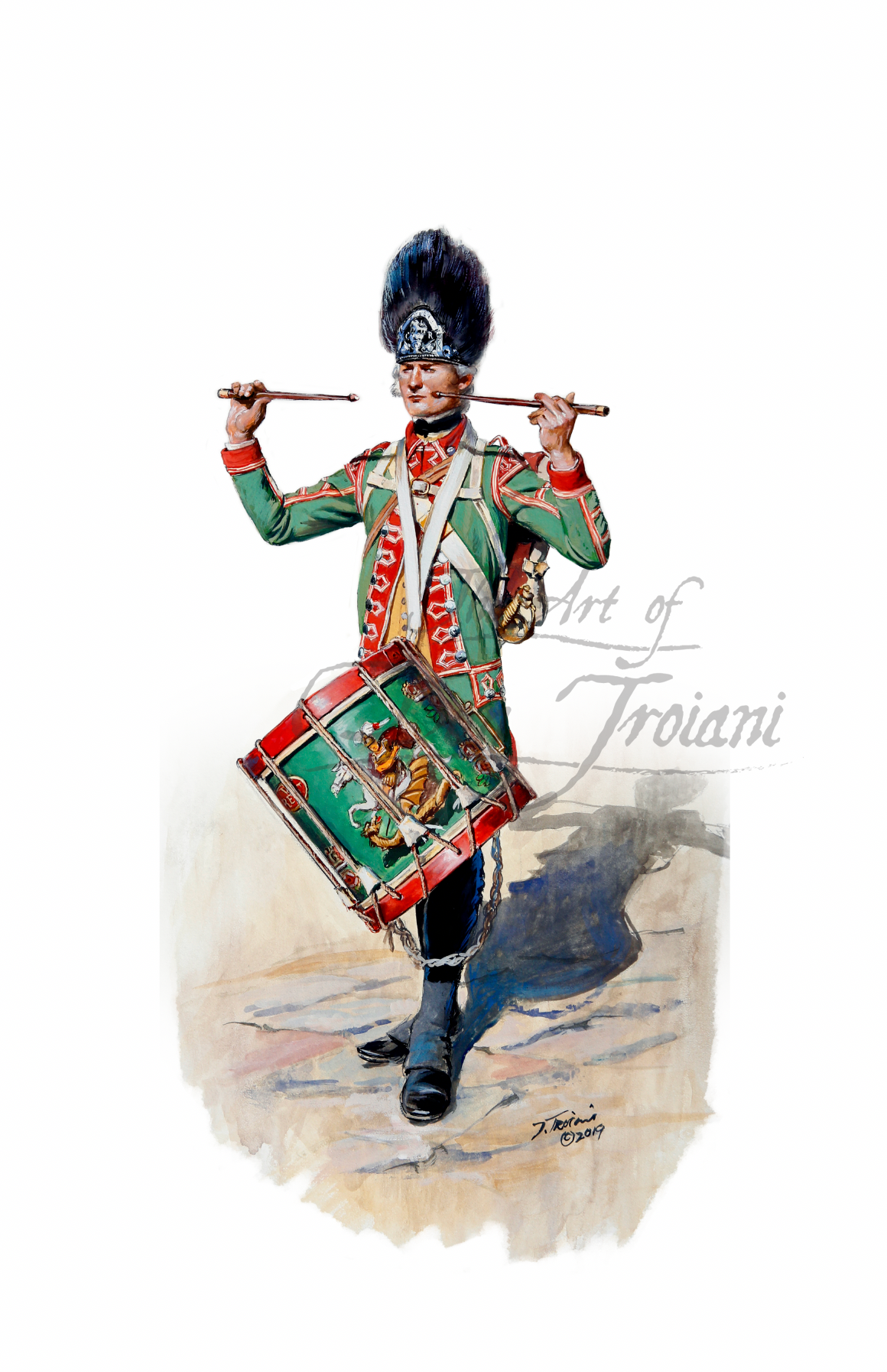 Drummer 5th Regiment Of Foot, 1775 – The Art of Don Troiani