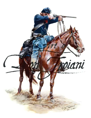 Union Cavalry With Carbine – The Art of Don Troiani