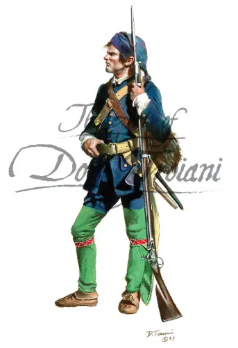 French Naval Infantry Private, 1754 – The Art of Don Troiani