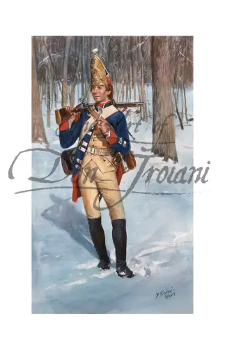 Hessian Regiment Rall Private, 1776 – The Art of Don Troiani