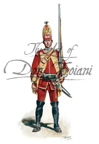40th Regiment Of Foot British Grenadier, 1759 – The Art of Don Troiani