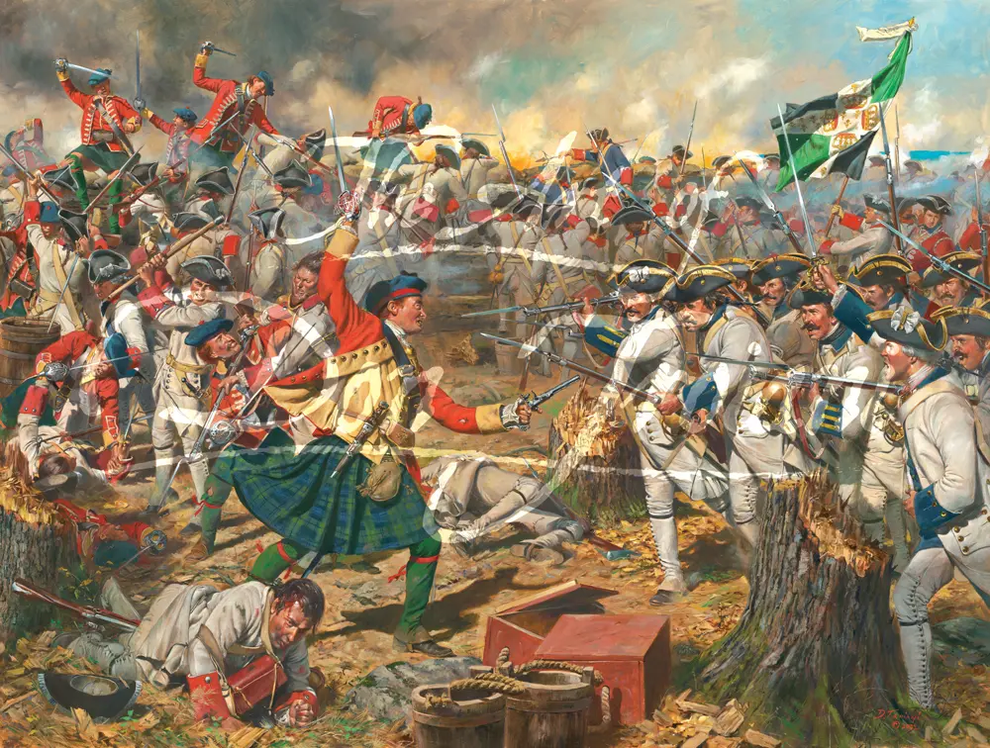 Battle of Carillon (Fort Ticonderoga), 1758 – The Art of Don Troiani