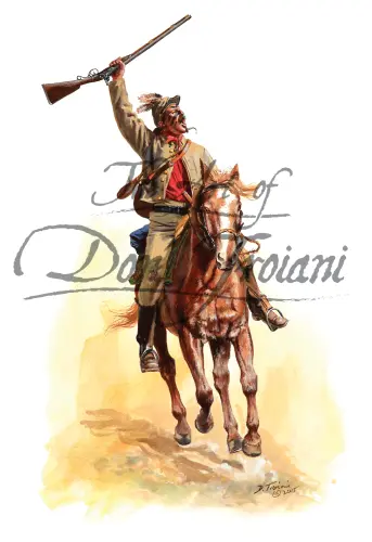1st Cherokee Mounted Rifles C.S.A., 1862 – The Art of Don Troiani