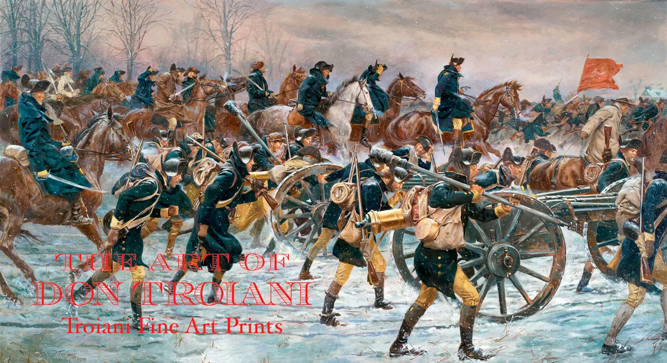 Victory Or Death, Advance On Trenton, American Revolutionary War - Can ...